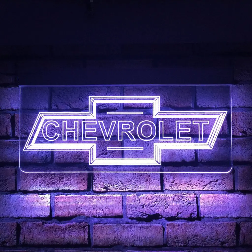 Buy Chevrolet Logo LED Sign Led Signs and Neon Lights in Australia